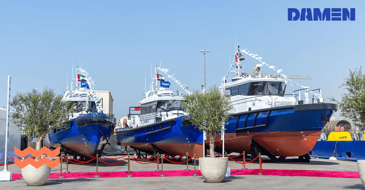 Jawar Al Khaleej L.L.C. takes delivery of three Damen SAR vessels - Damen