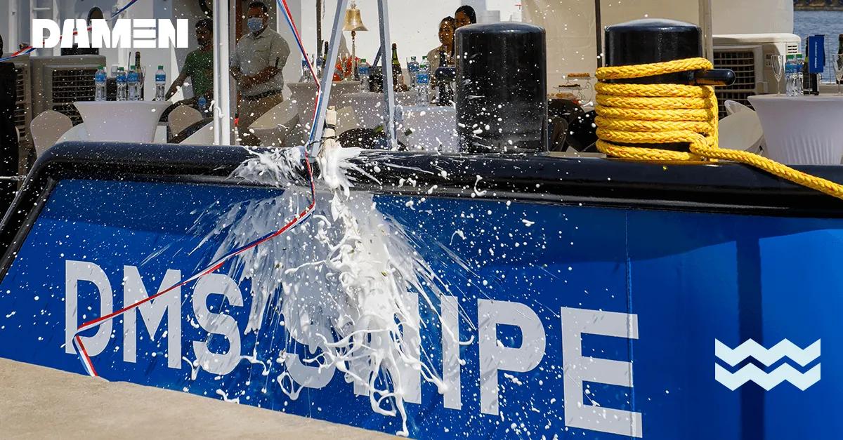 DMS takes delivery of Damen Multi Cat – DMS Snipe - Damen