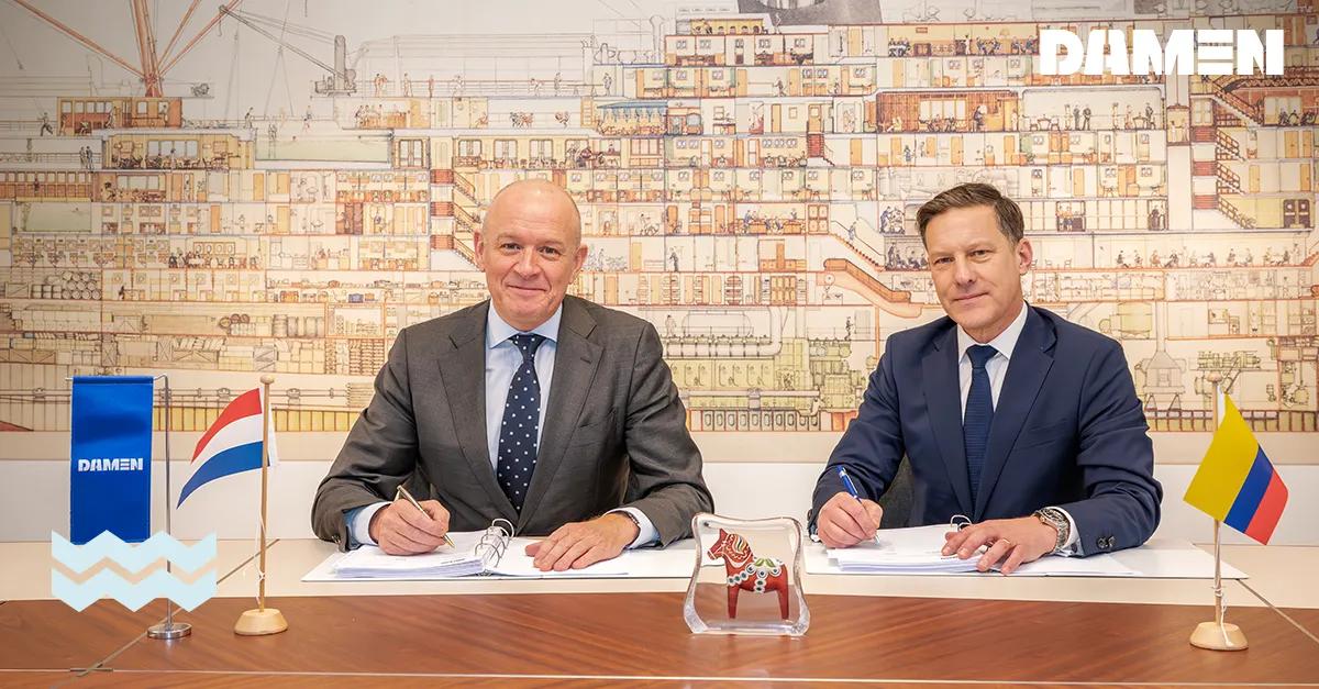 Damen Naval and Saab to deliver PES Frigate for Colombian Navy - Damen