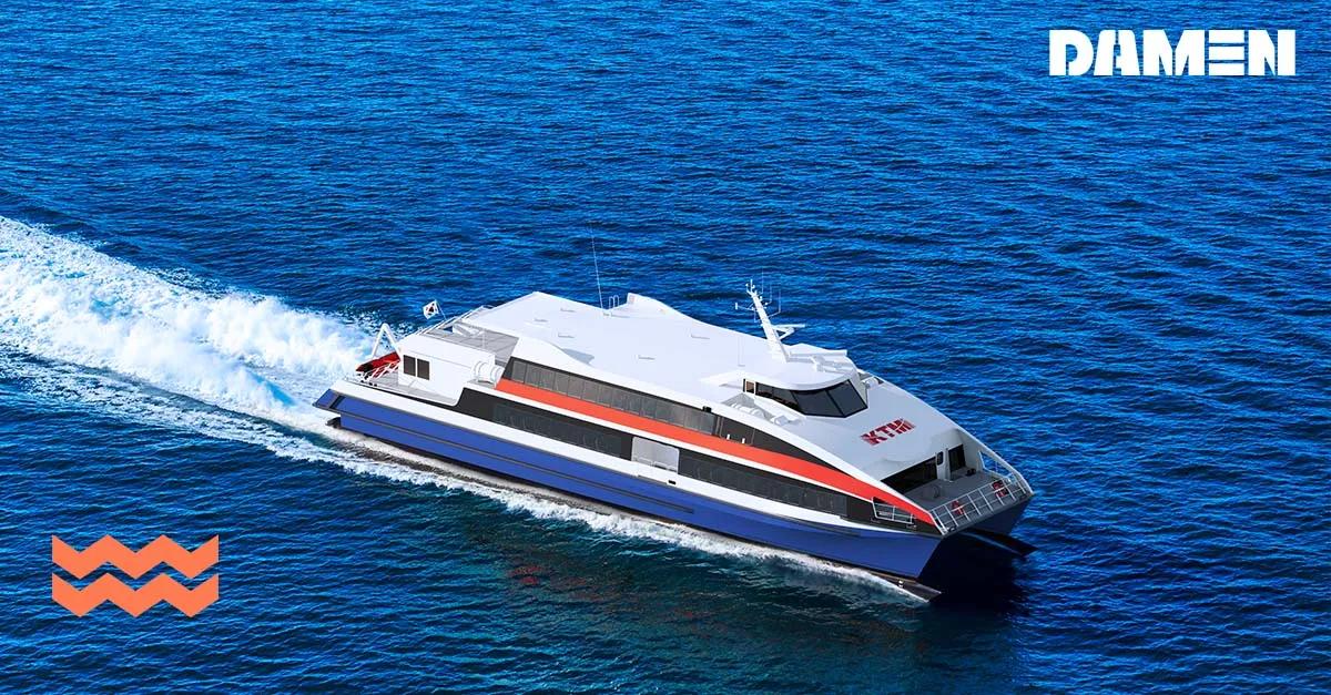 KT Marine selects Damen for new Fast Ferry 4212 - Damen