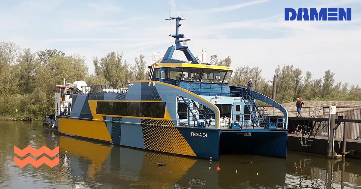 Damen Shipyards handed over Germany’s first all-electric ferry - Damen