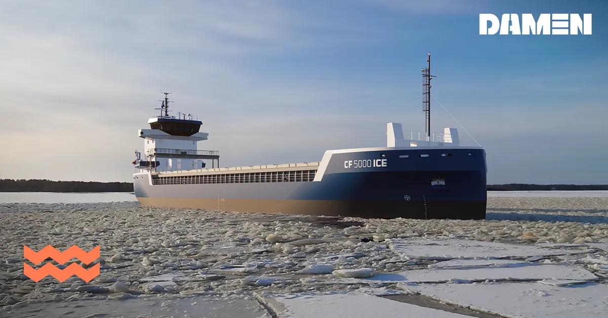 Damen unveils CF 5000 ICE - Damen