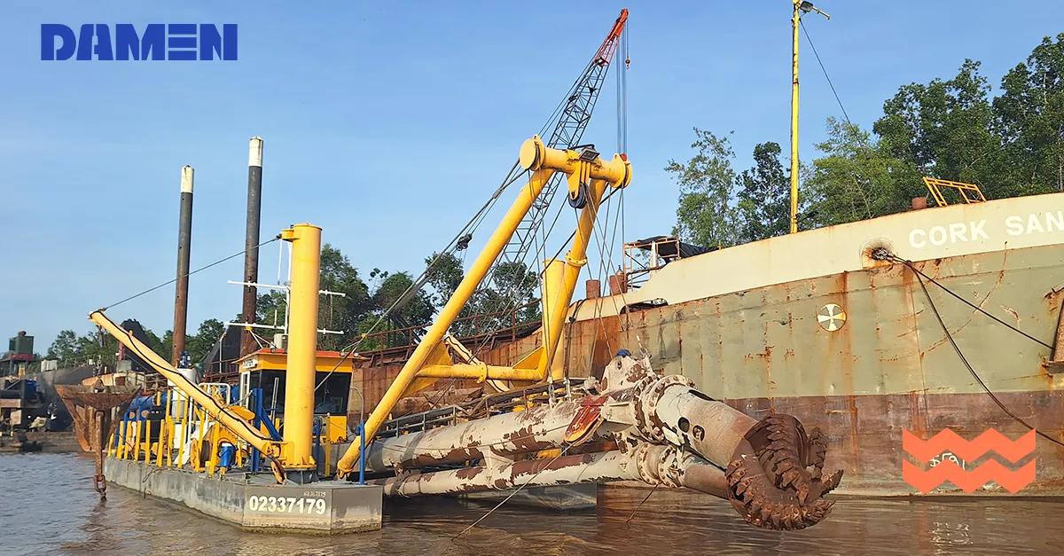 Damen delivers extensive dredge package to Guyana - Damen