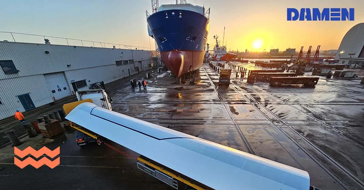 Maintenance and sustainable upgrade for MV Odda Marie - Damen