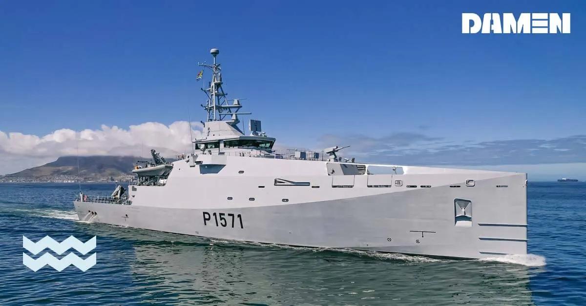 DSCT delivers first of three MMIPVs to South African Navy - Damen