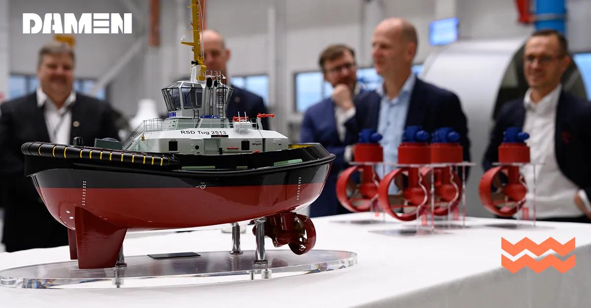 1500th Kongsberg azimuth thruster delivered - Damen