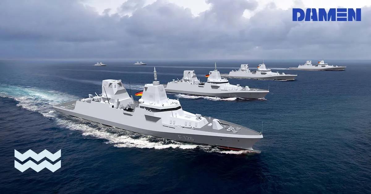 Germany orders two more F126 frigates from Damen Naval - Damen