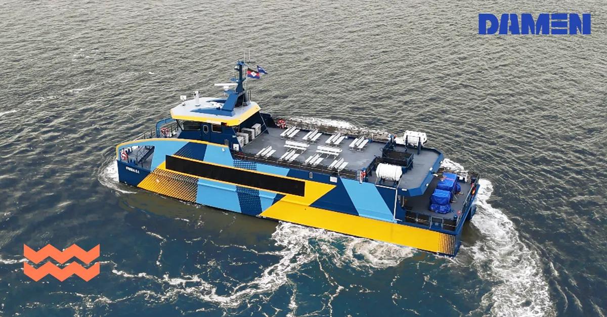 Naming ceremony for Damen electric Fast Ferry Frisia E-I - Damen