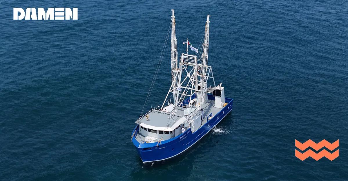 First Shrimp Trawler 2607 completes sea trials - Damen