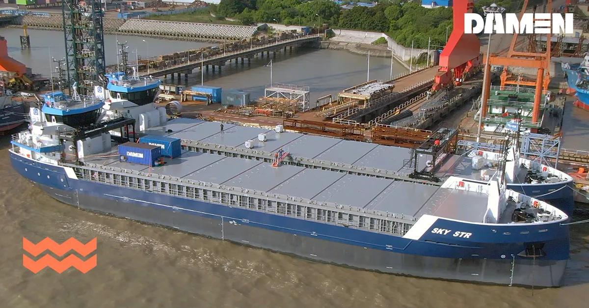 First CF 5000 on maiden voyage to Squtrixo General Trading - Damen