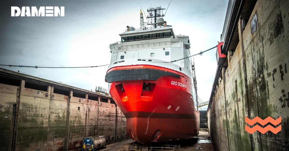 Maintenance of Geo Ocean III - Damen