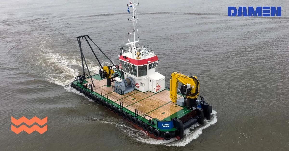 Damen delivers a customized Multi Cat 2409 to Guinea - Damen